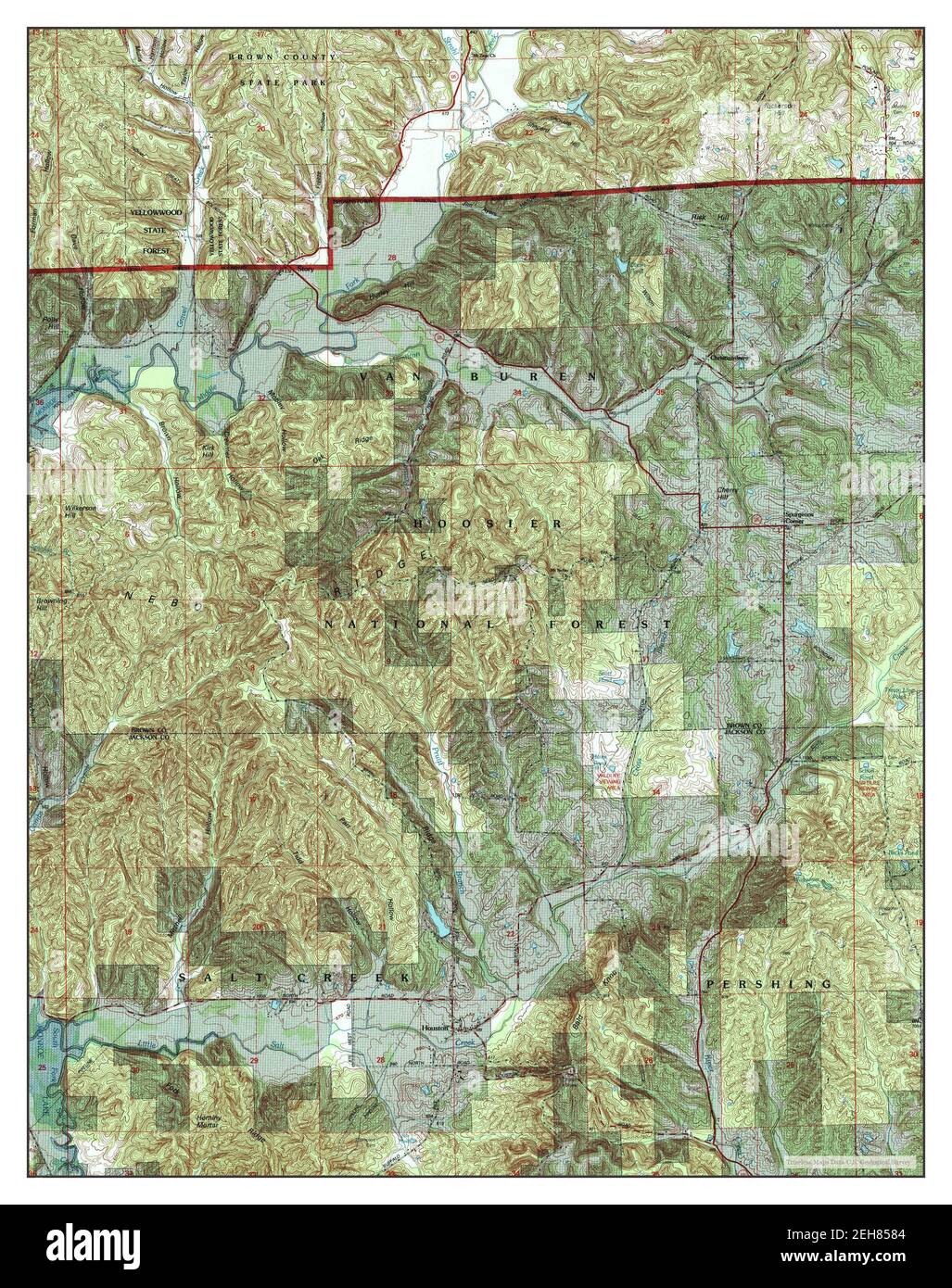 Story, Indiana, map 1967, 1:24000, United States of America by Timeless ...