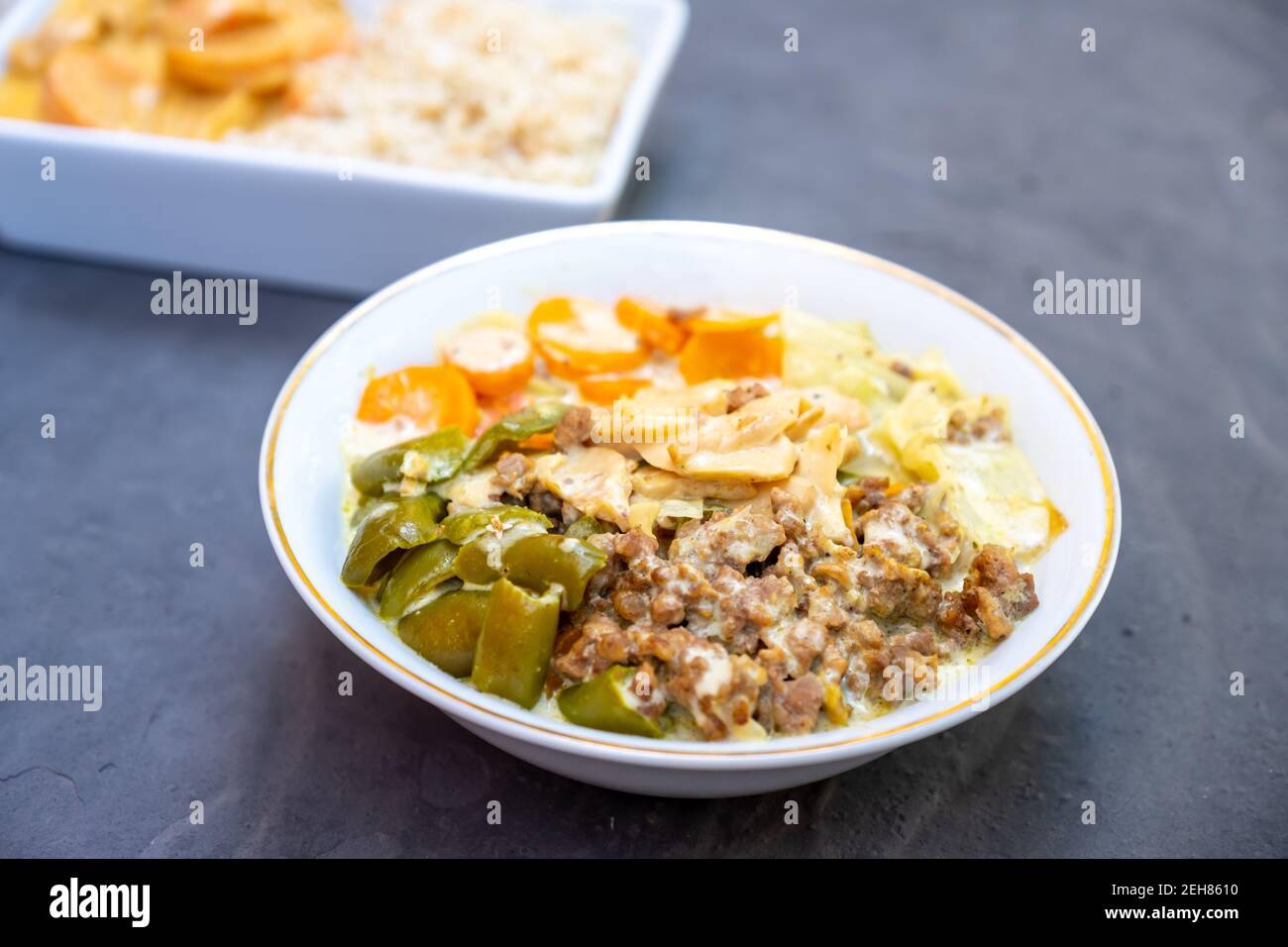 New arabic food recipe ready to be served Stock Photo - Alamy