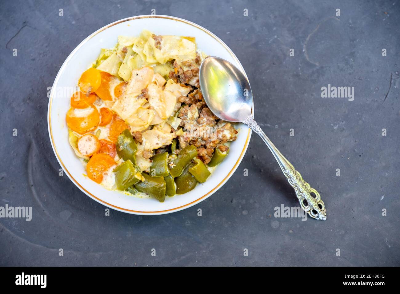 Arabic food contains beef and vegetables ready to be served Stock Photo ...