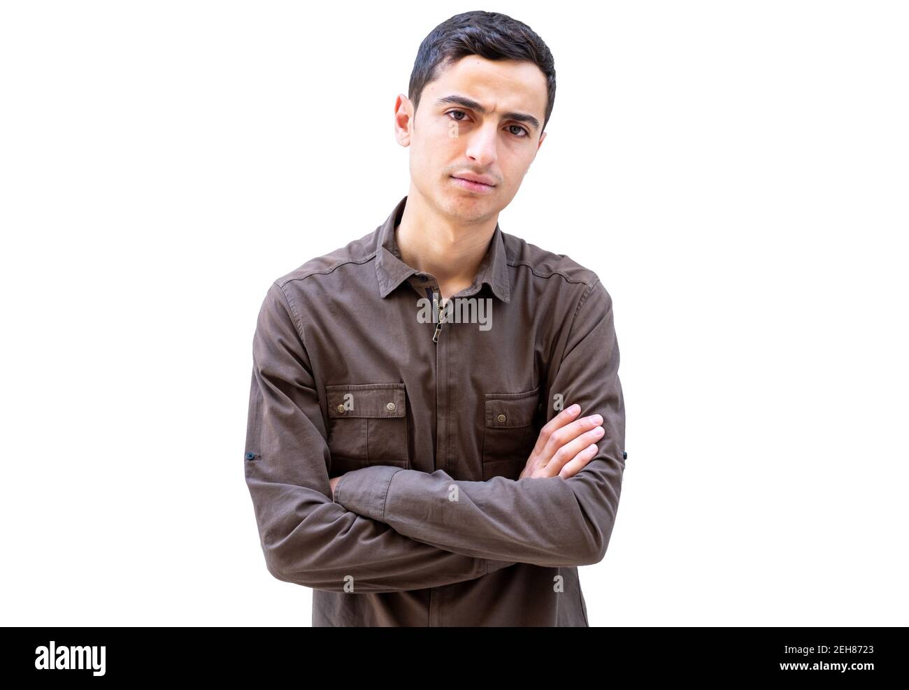 Very serious arabic muslim man Stock Photo - Alamy