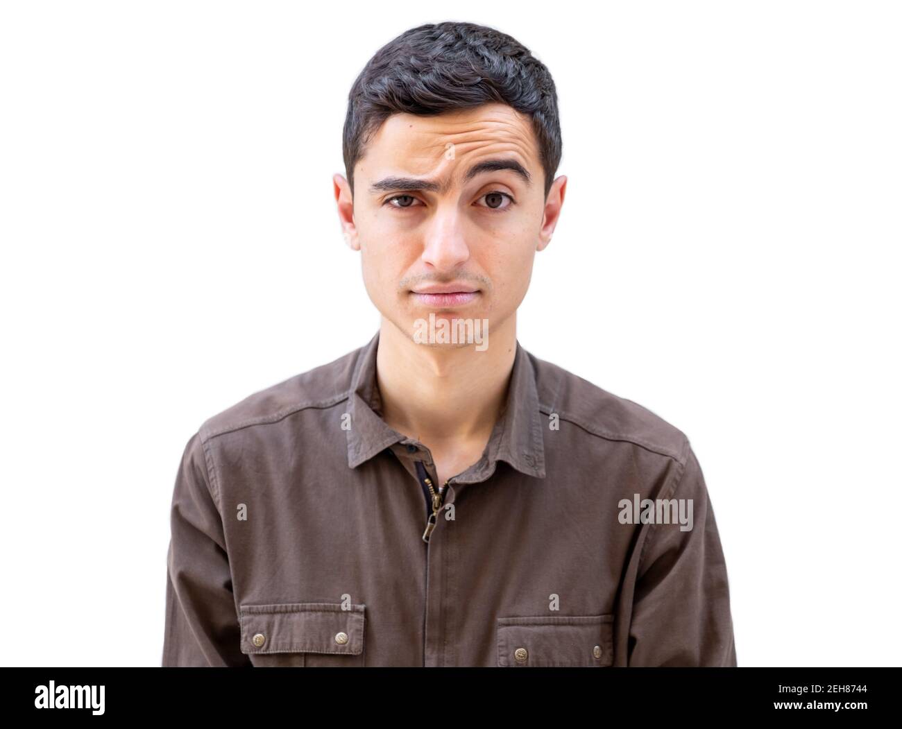 Arabic guy making funny face Stock Photo - Alamy