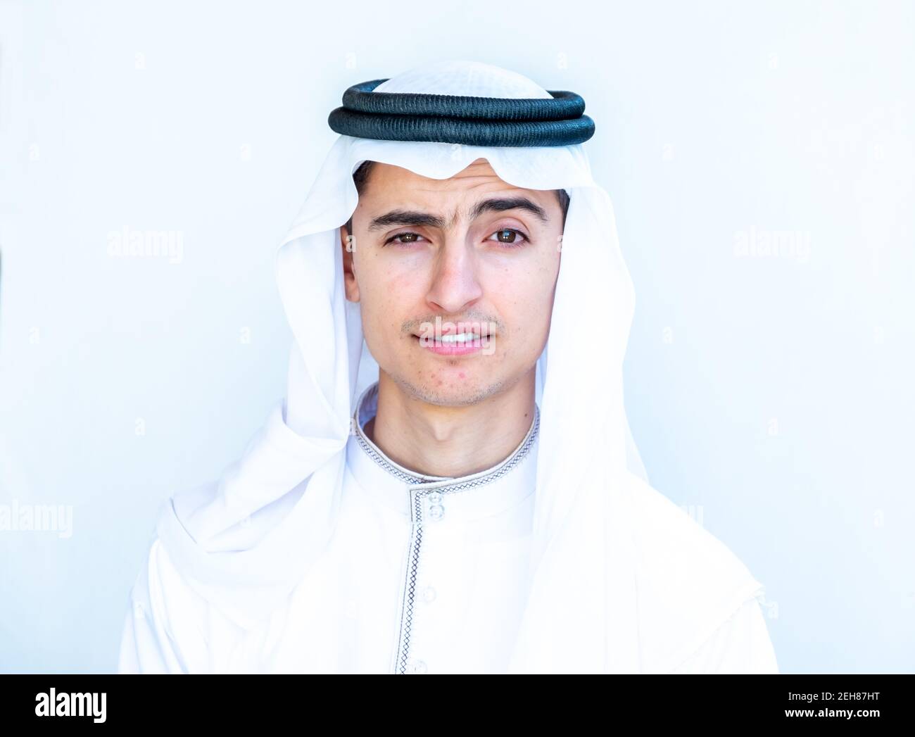 Arabic young man profile picture Stock Photo - Alamy