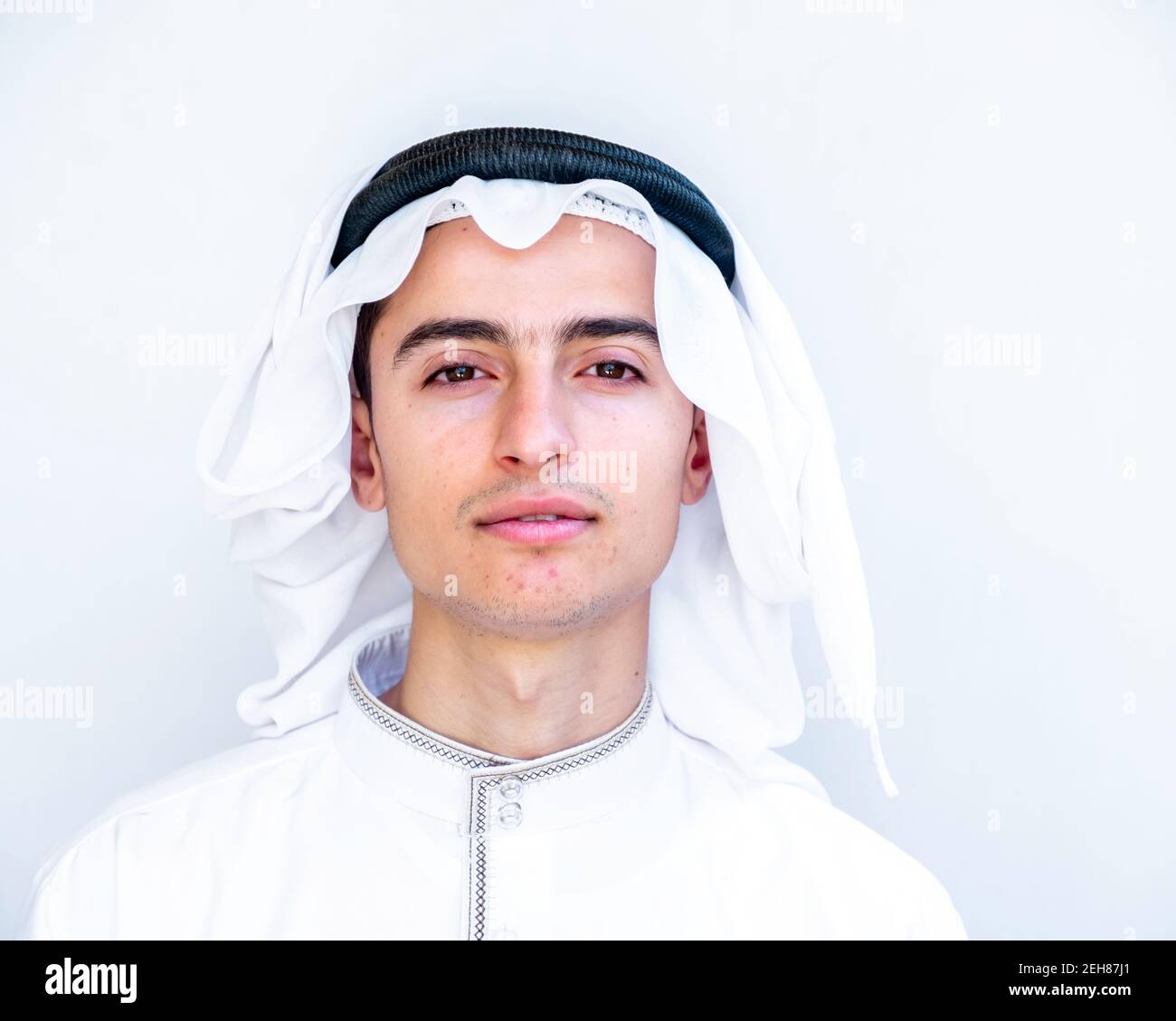 Arabic young man profile picture Stock Photo - Alamy