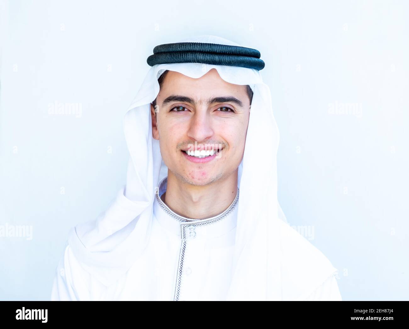 Arabic young man profile picture Stock Photo - Alamy