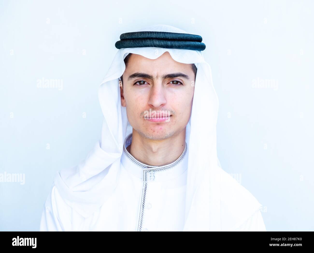 Arabic young man profile picture Stock Photo - Alamy