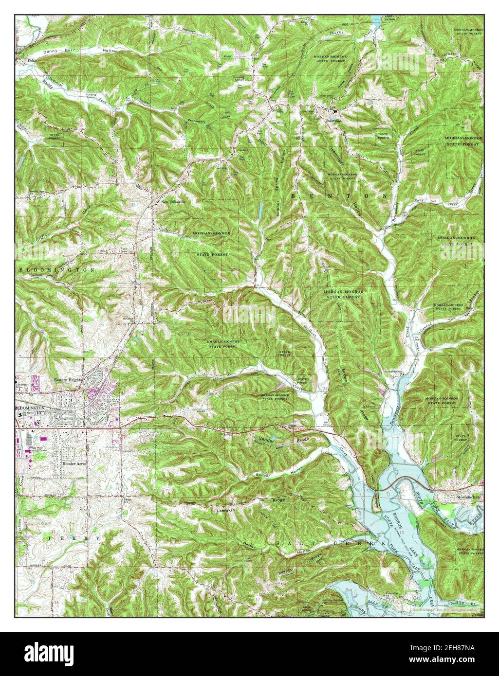 Unionville, Indiana, map 1966, 1:24000, United States of America by ...