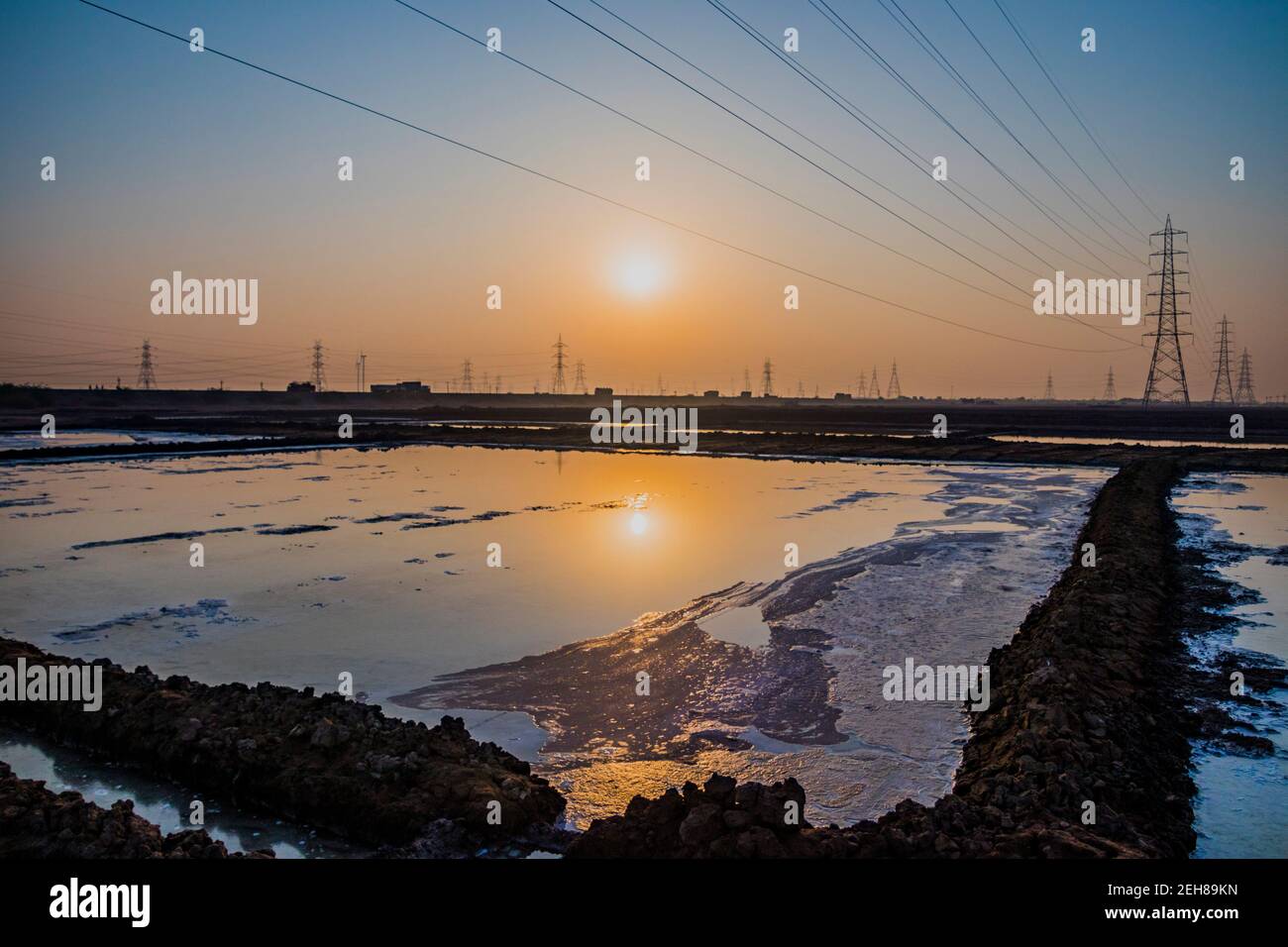 Futuristic pylon power line hi-res stock photography and images - Alamy