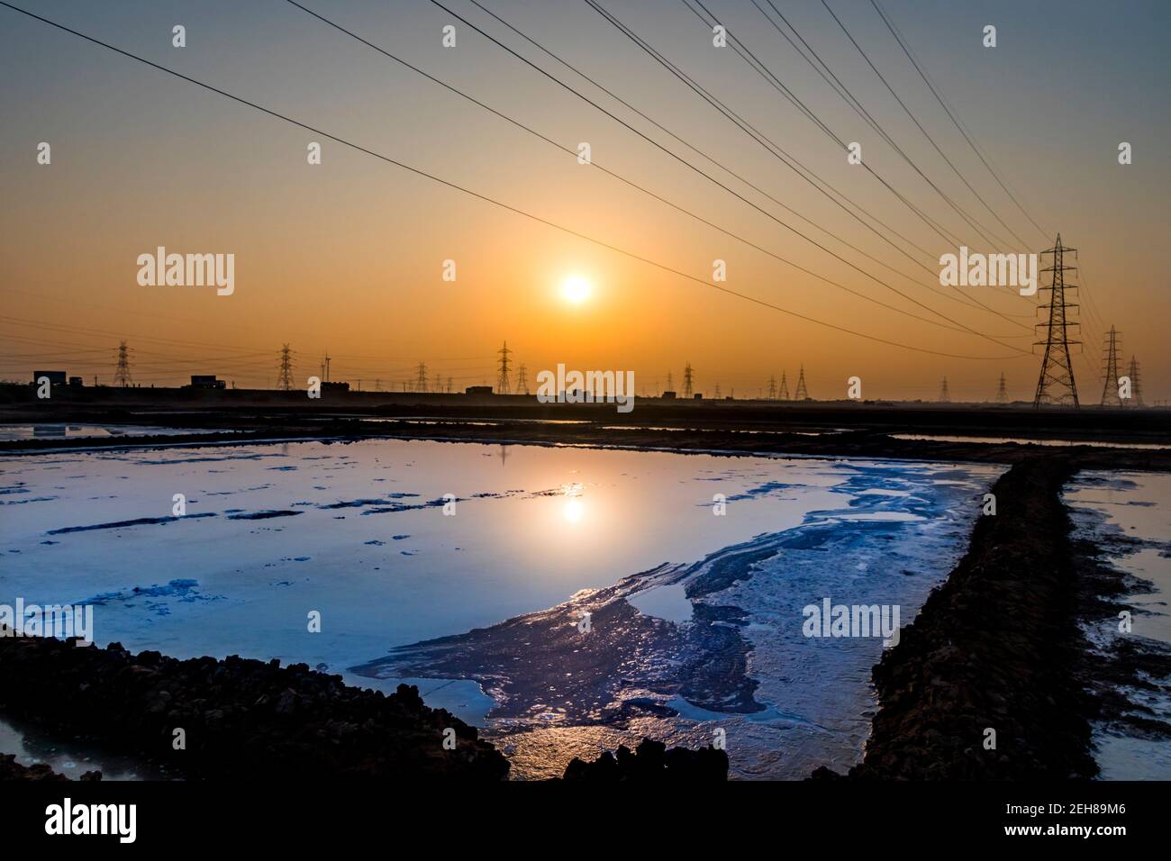 Futuristic pylon power line hi-res stock photography and images - Alamy