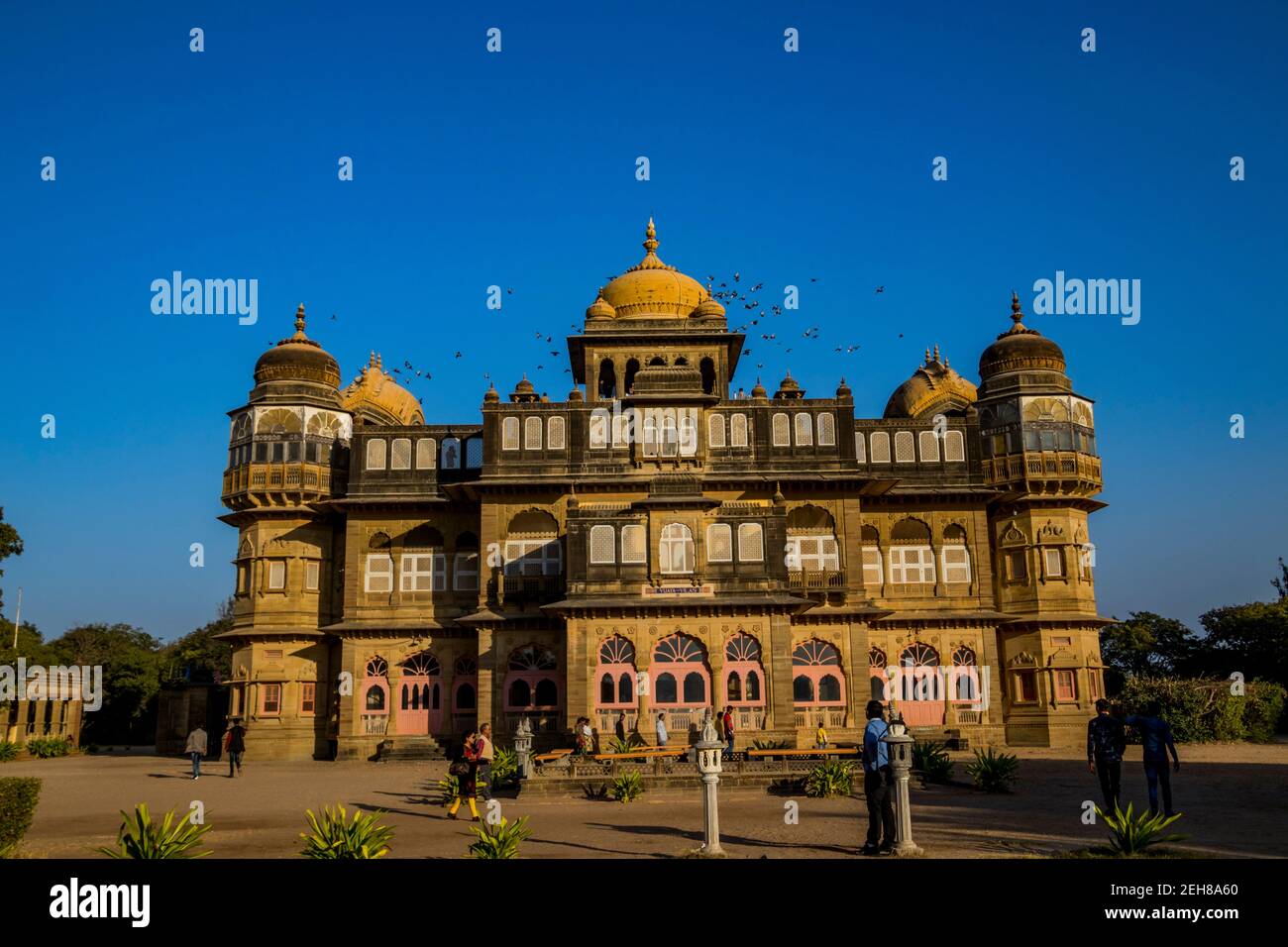 Vijay Vilas palace, Mandvi Gujarat Stock Photo - Alamy