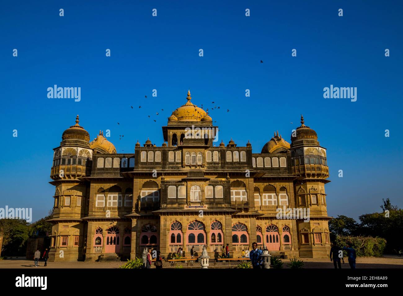 Vijay Vilas palace, Mandvi Gujarat Stock Photo - Alamy