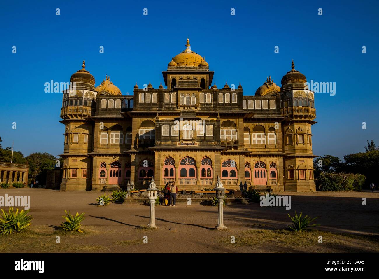 Vijay Vilas palace, Mandvi Gujarat Stock Photo - Alamy