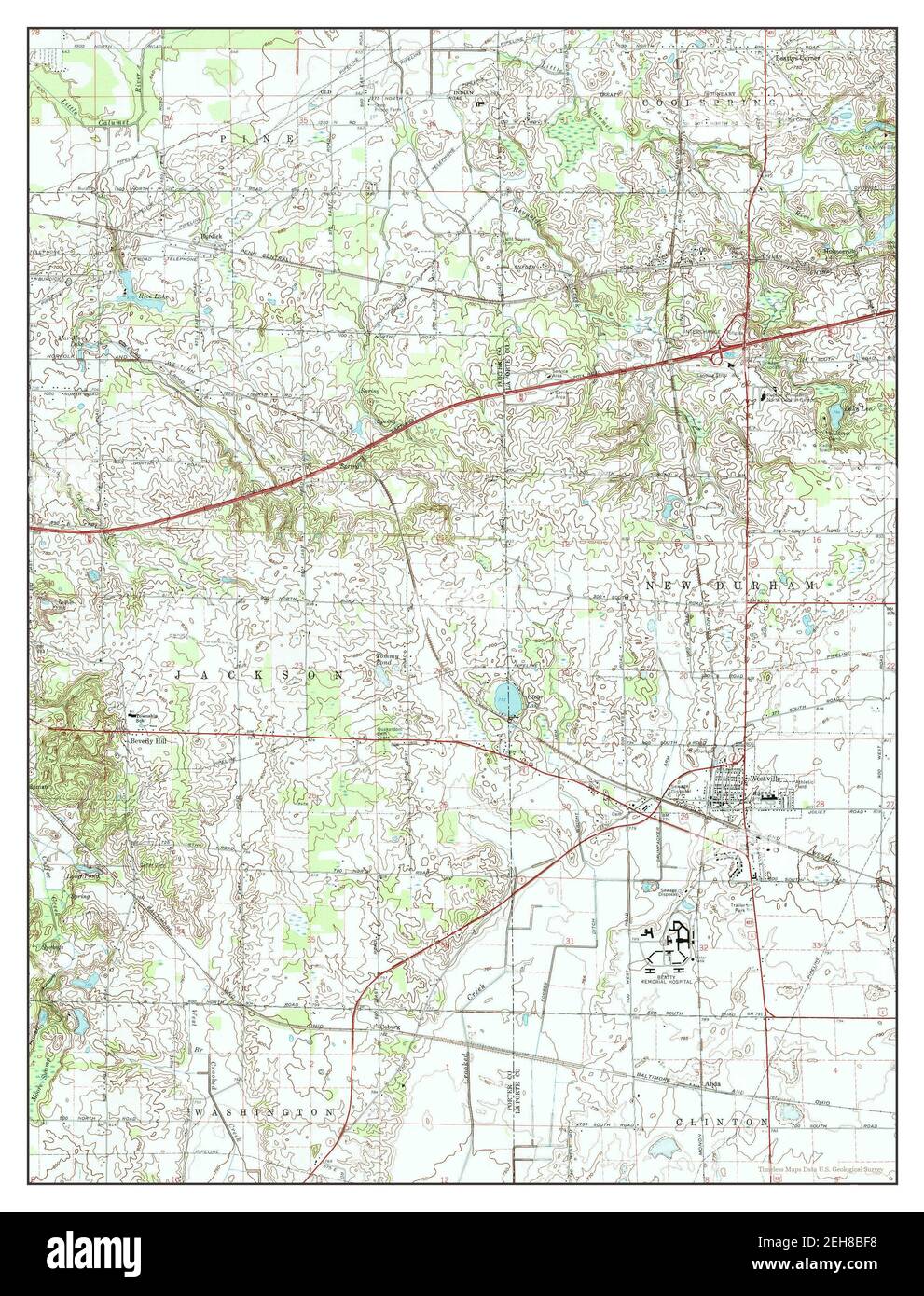 Westville map Cut Out Stock Images & Pictures - Alamy