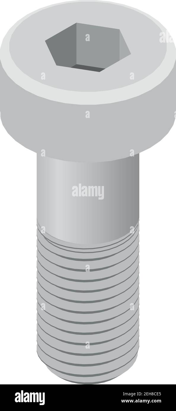 Torx bolt icon. Isometric of torx bolt vector icon for web design ...