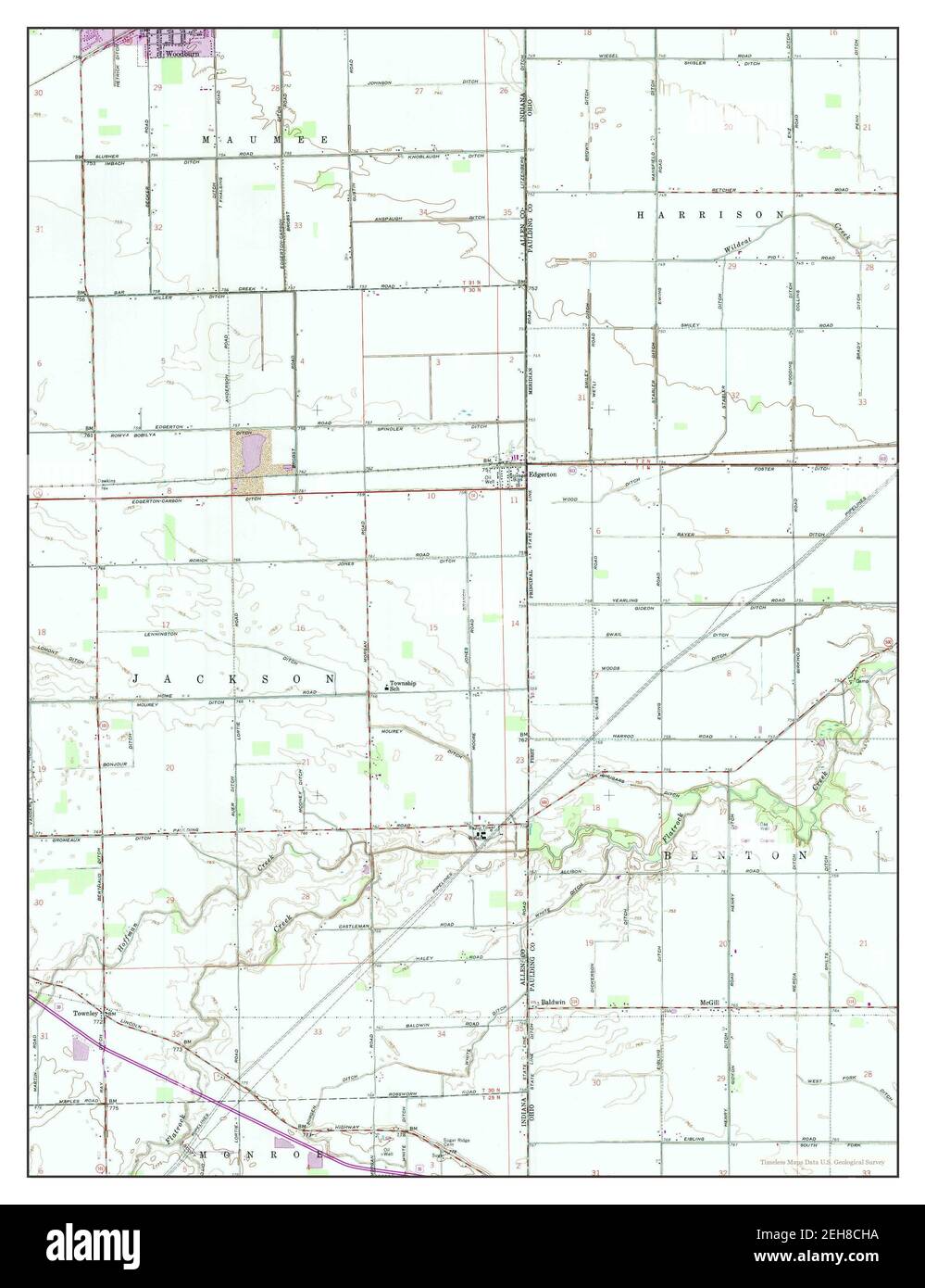 Map of woodburn hi-res stock photography and images - Alamy
