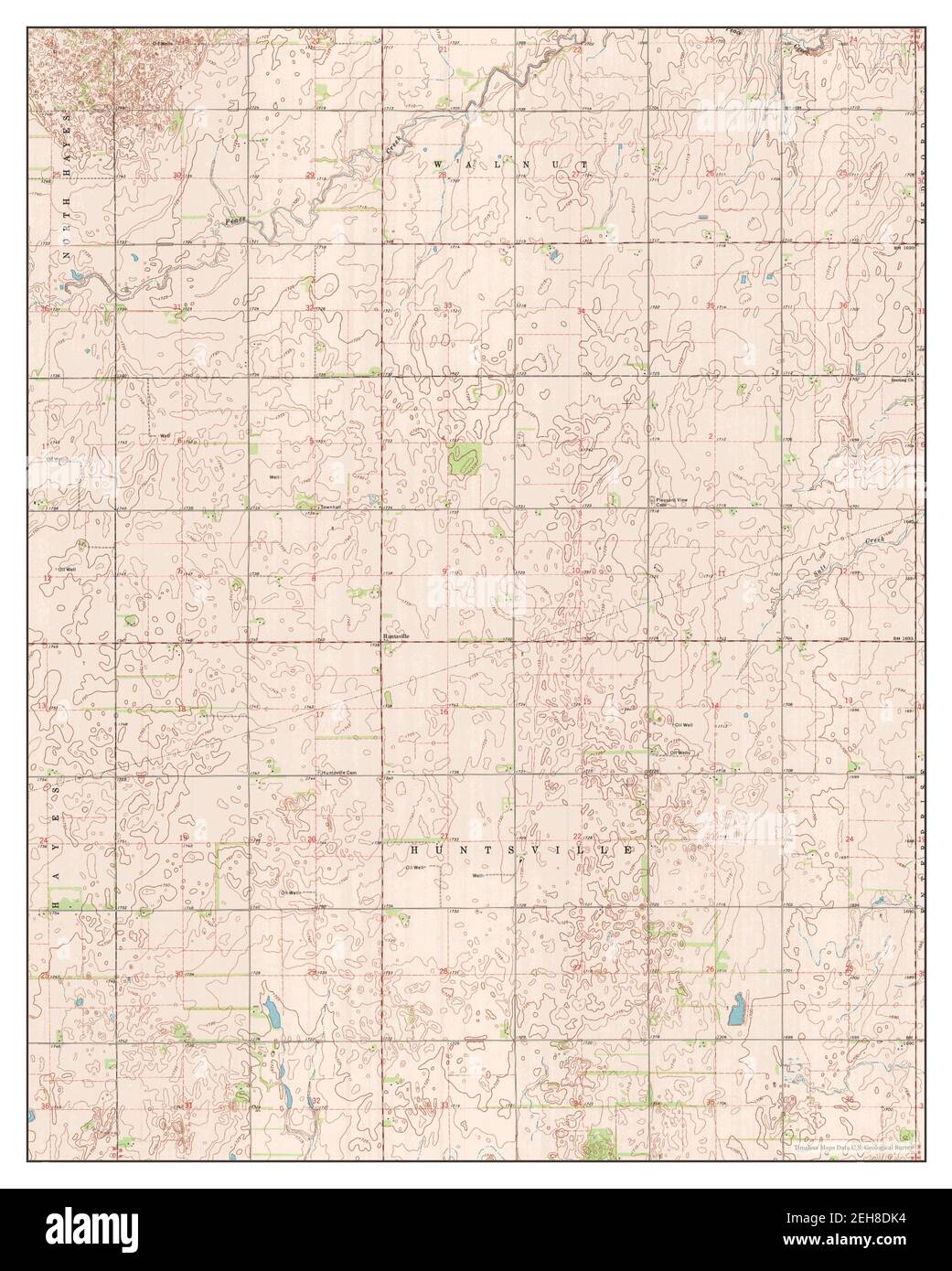 Alden SE, Kansas, map 1971, 1:24000, United States of America by ...