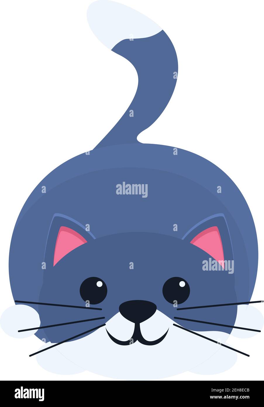 Playful cat ready icon. Cartoon of playful cat ready vector icon for ...