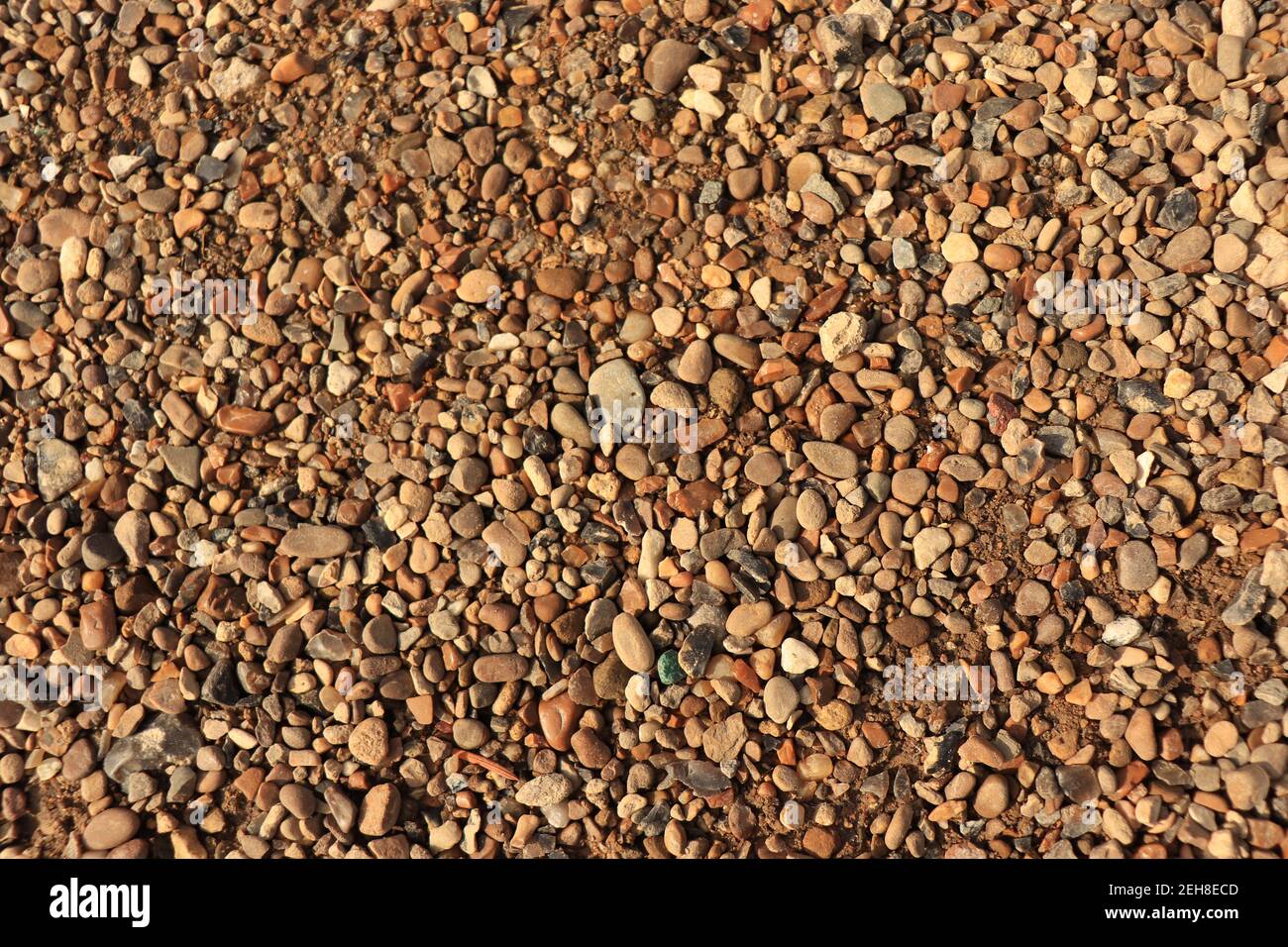 pebbles on the ground, brown pebbles on the beach Stock Photo - Alamy