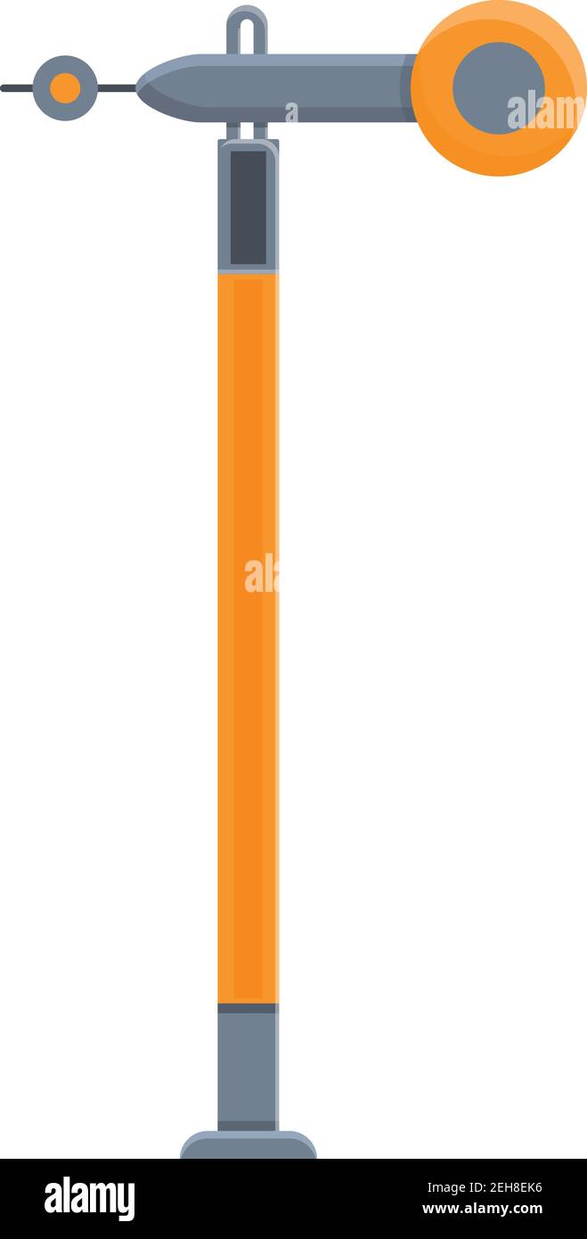 Signal sign for train icon. Cartoon of Signal sign for train vector ...