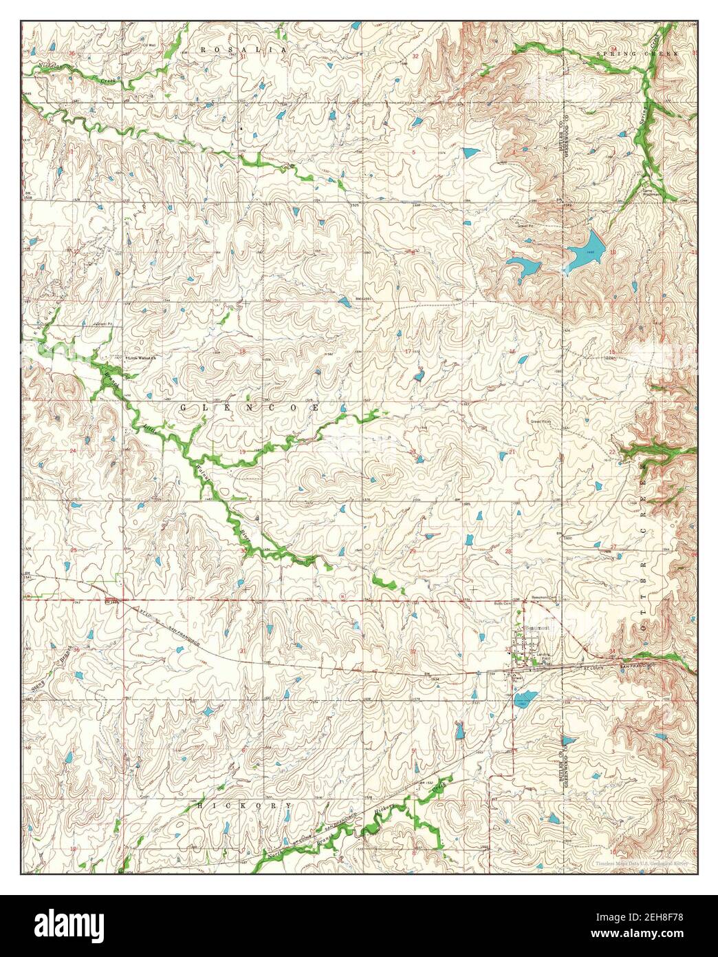 Beaumont, Kansas, map 1964, 1:24000, United States of America by ...