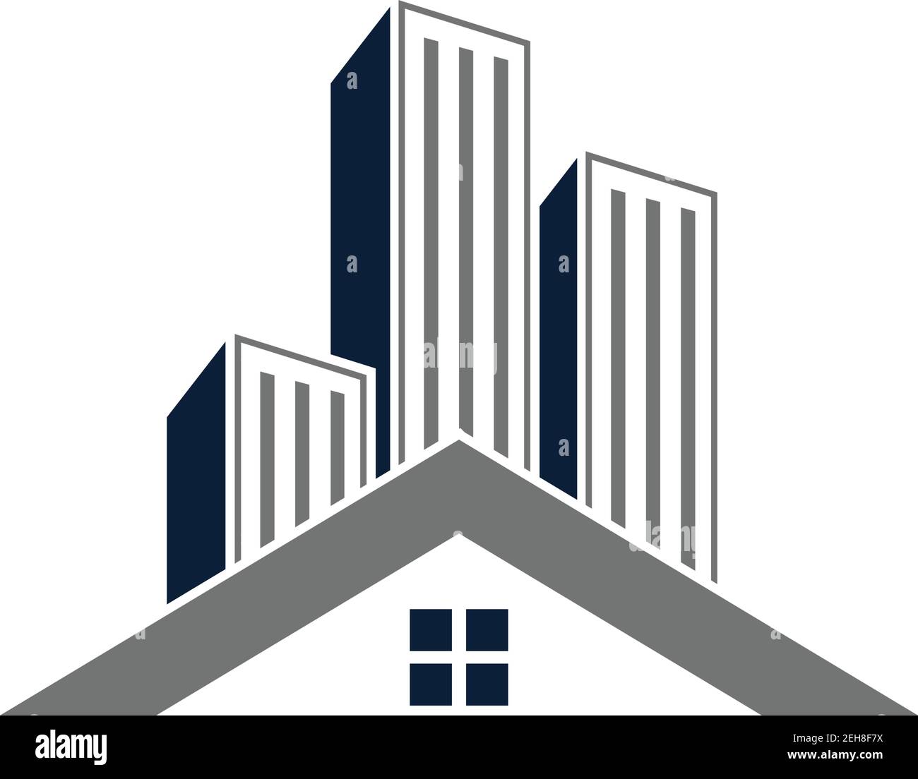 Real estate building icon design template vector isolated Stock Vector ...