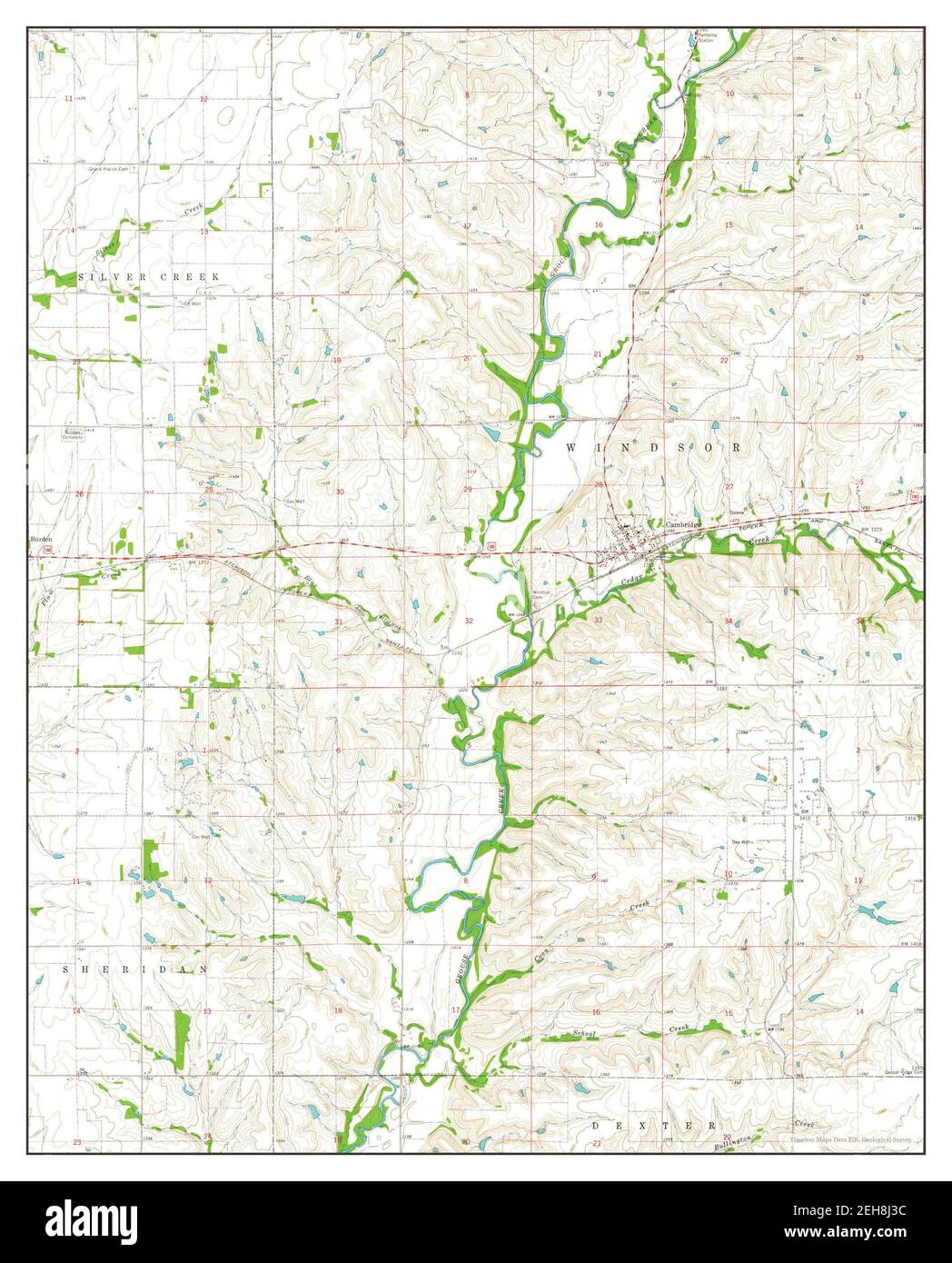 Old map of cambridge hi-res stock photography and images - Alamy