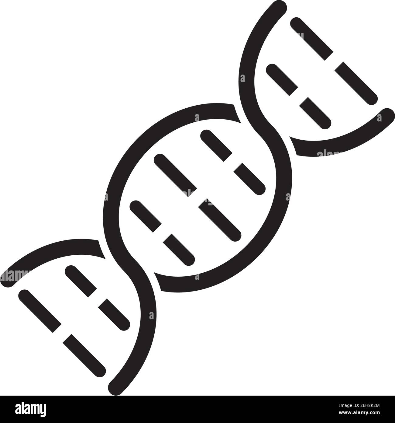 Dna structure icon vector vectors hi-res stock photography and images ...
