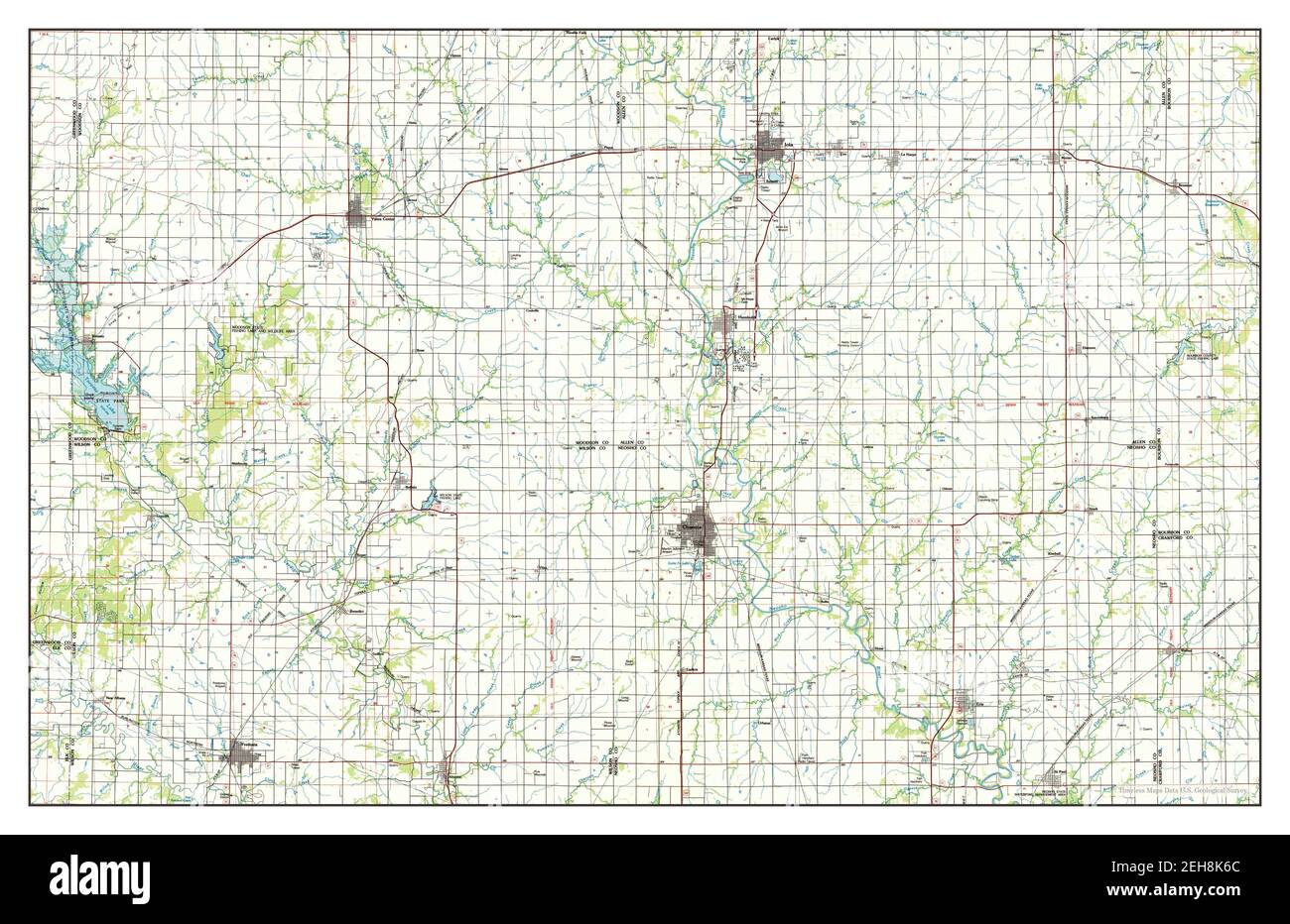Chanute, Kansas, map 1985, 1:100000, United States of America by ...