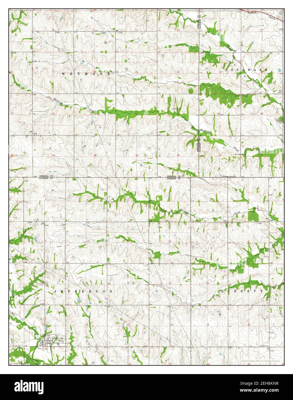 Map of circleville hi-res stock photography and images - Alamy