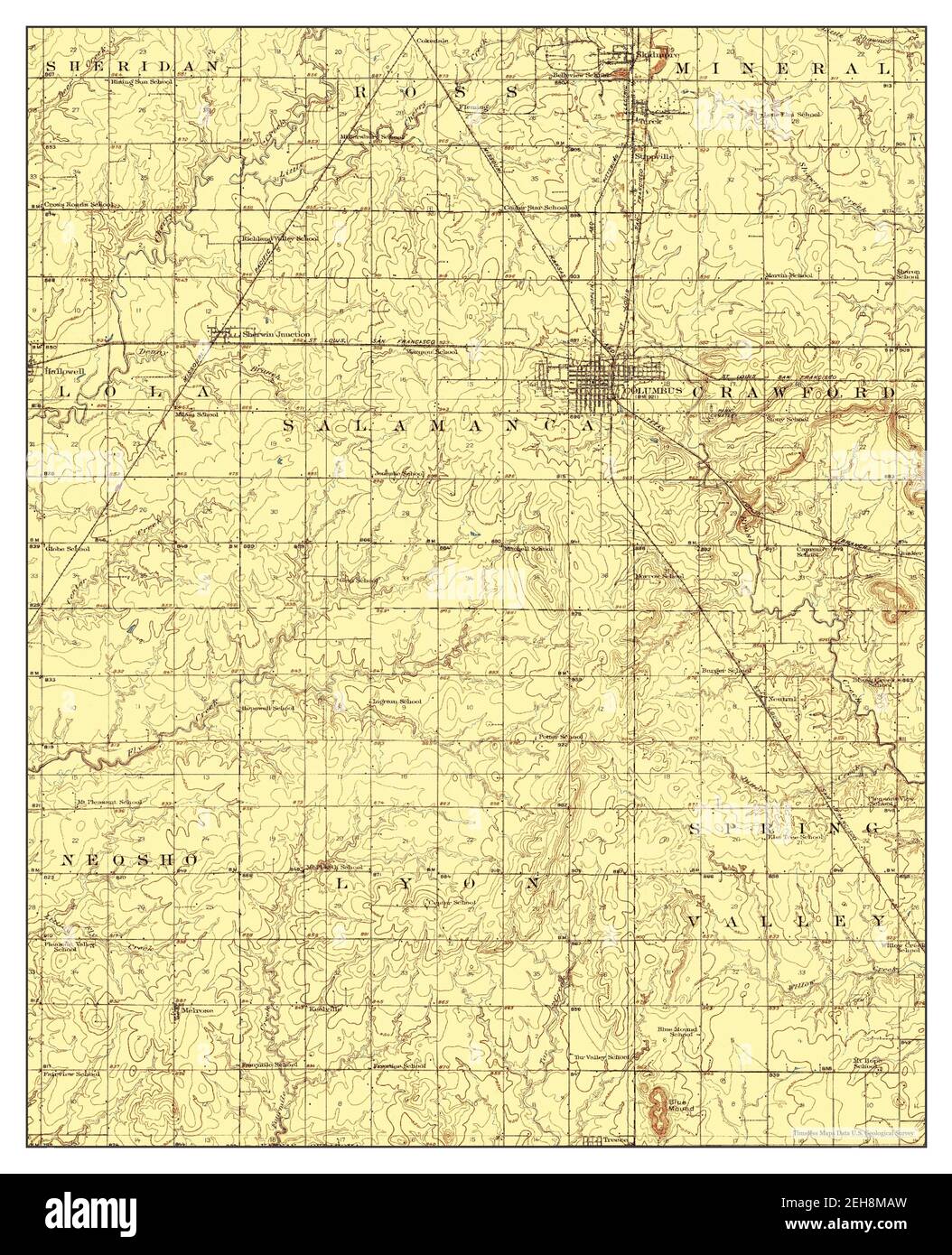 Map of columbus trips hi-res stock photography and images - Alamy
