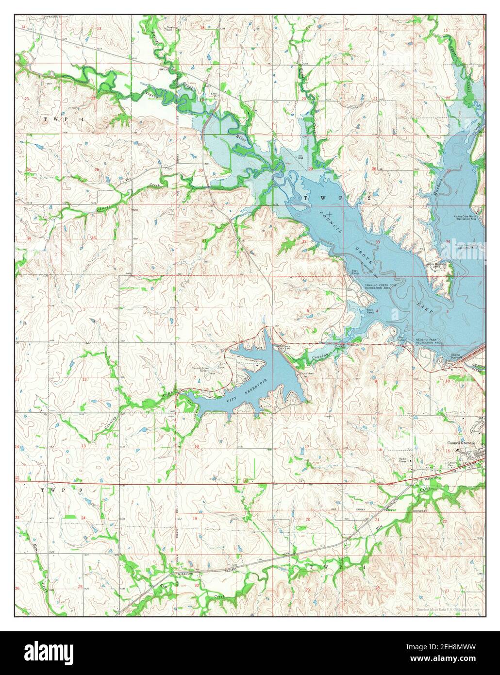 Council grove lake Cut Out Stock Images & Pictures - Alamy