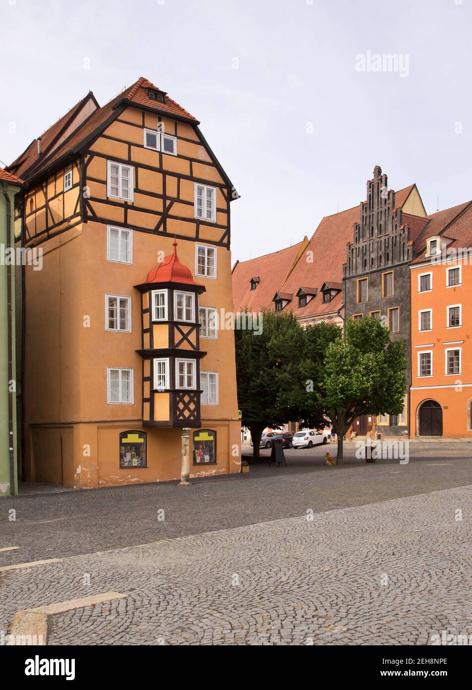 Square of King George of Podebrady – Market square in Cheb. Czech ...