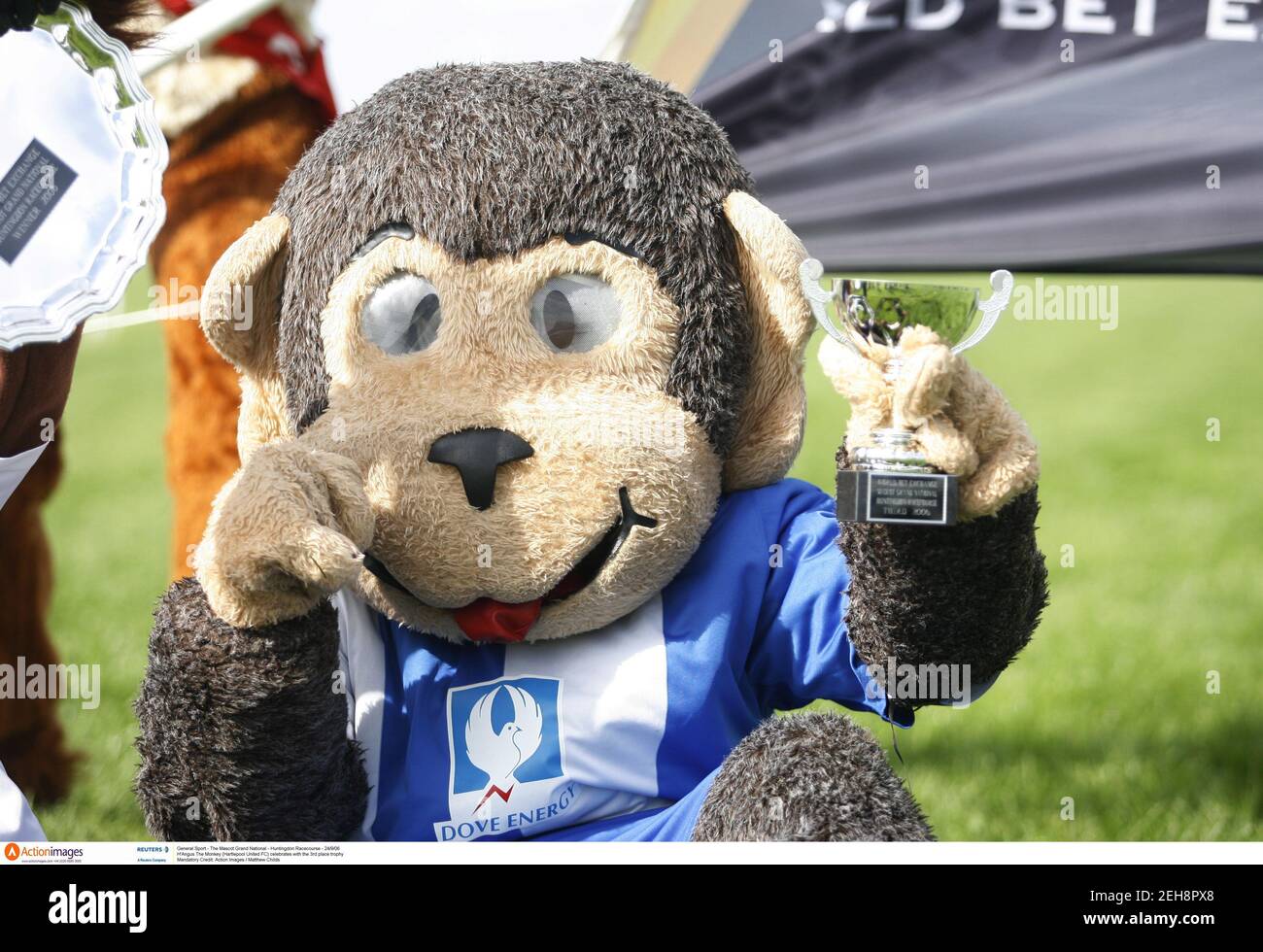 Hangus the monkey hartlepool united mascot hi-res stock photography and ...
