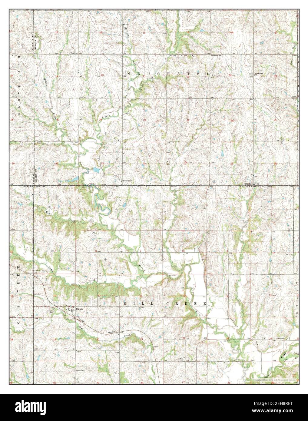 Duluth, Kansas, map 1969, 1:24000, United States of America by Timeless ...