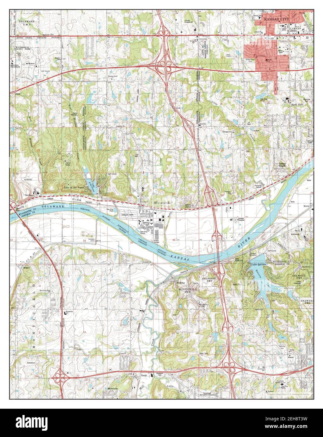 Map of edwardsville hi-res stock photography and images - Alamy