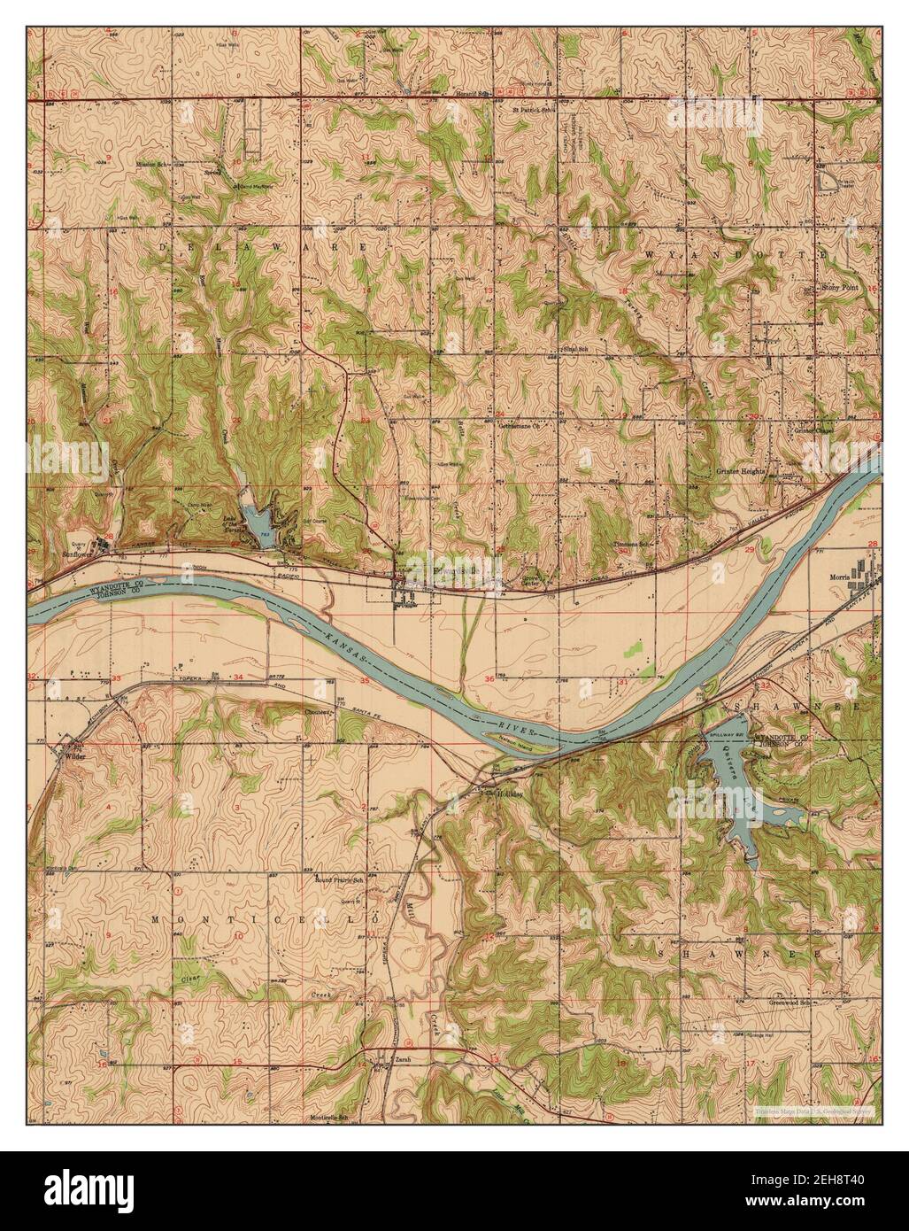 Map of edwardsville hi-res stock photography and images - Alamy