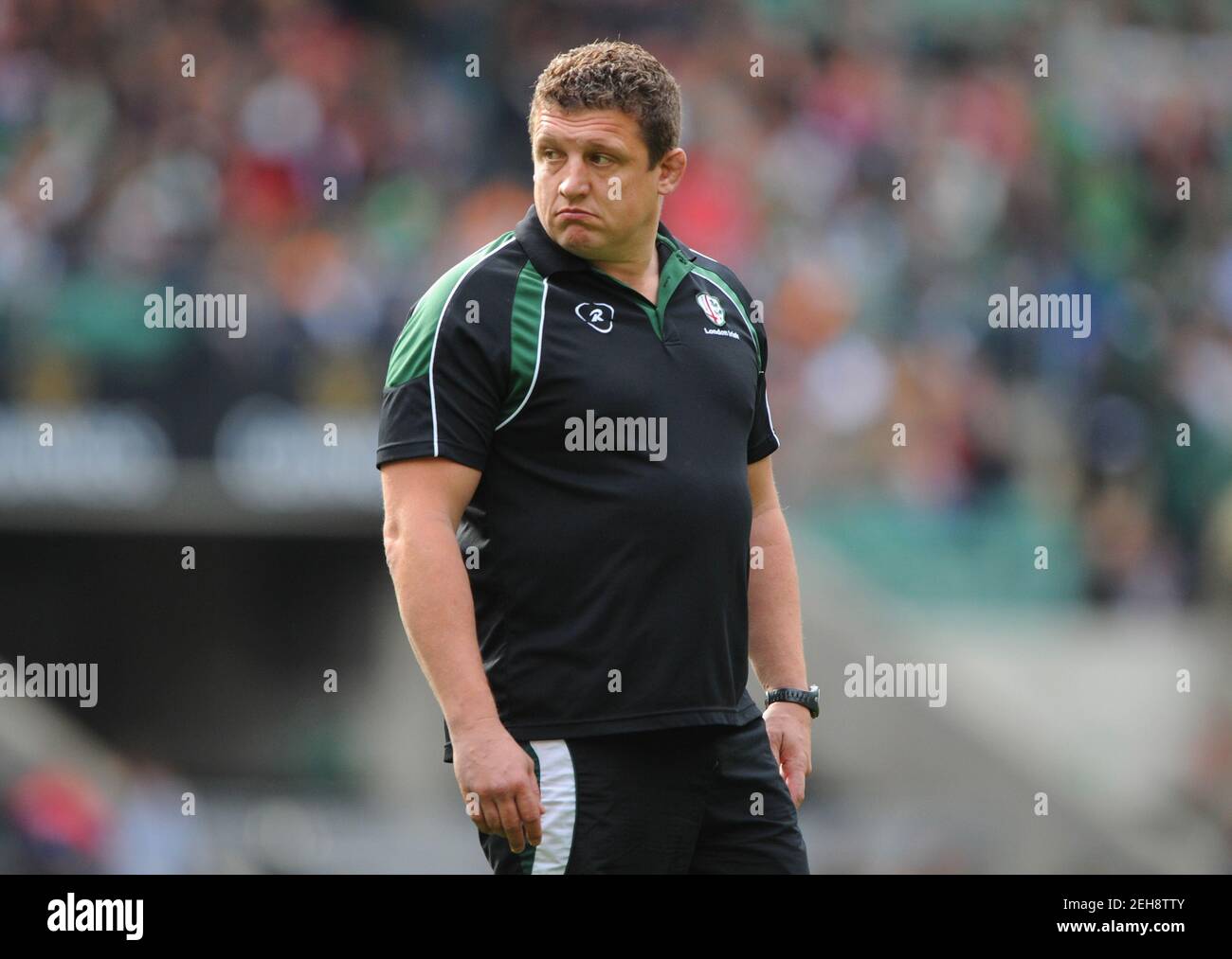 London Irish Head Coach Toby Booth High Resolution Stock Photography ...