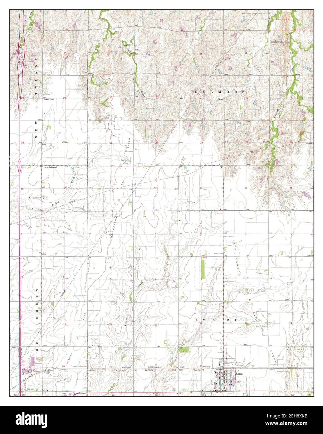 Map of galva hi-res stock photography and images - Alamy