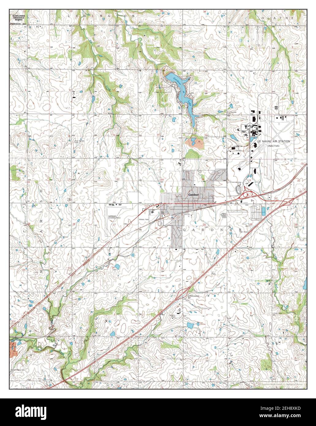 Map of gardner hi-res stock photography and images - Alamy