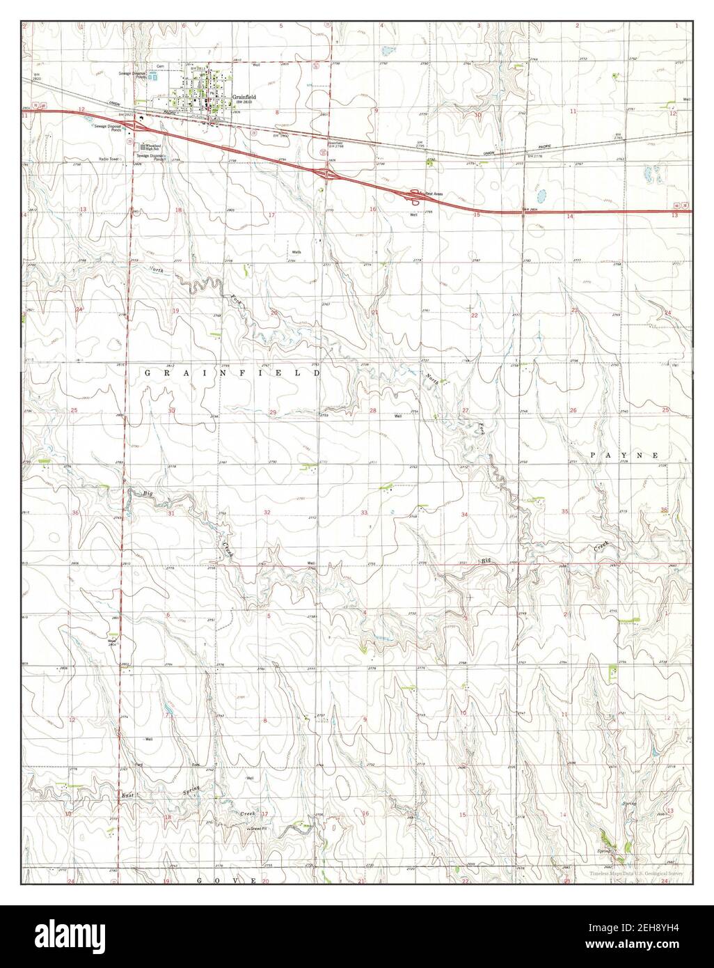 Grainfield, Kansas, map 1979, 1:24000, United States of America by ...