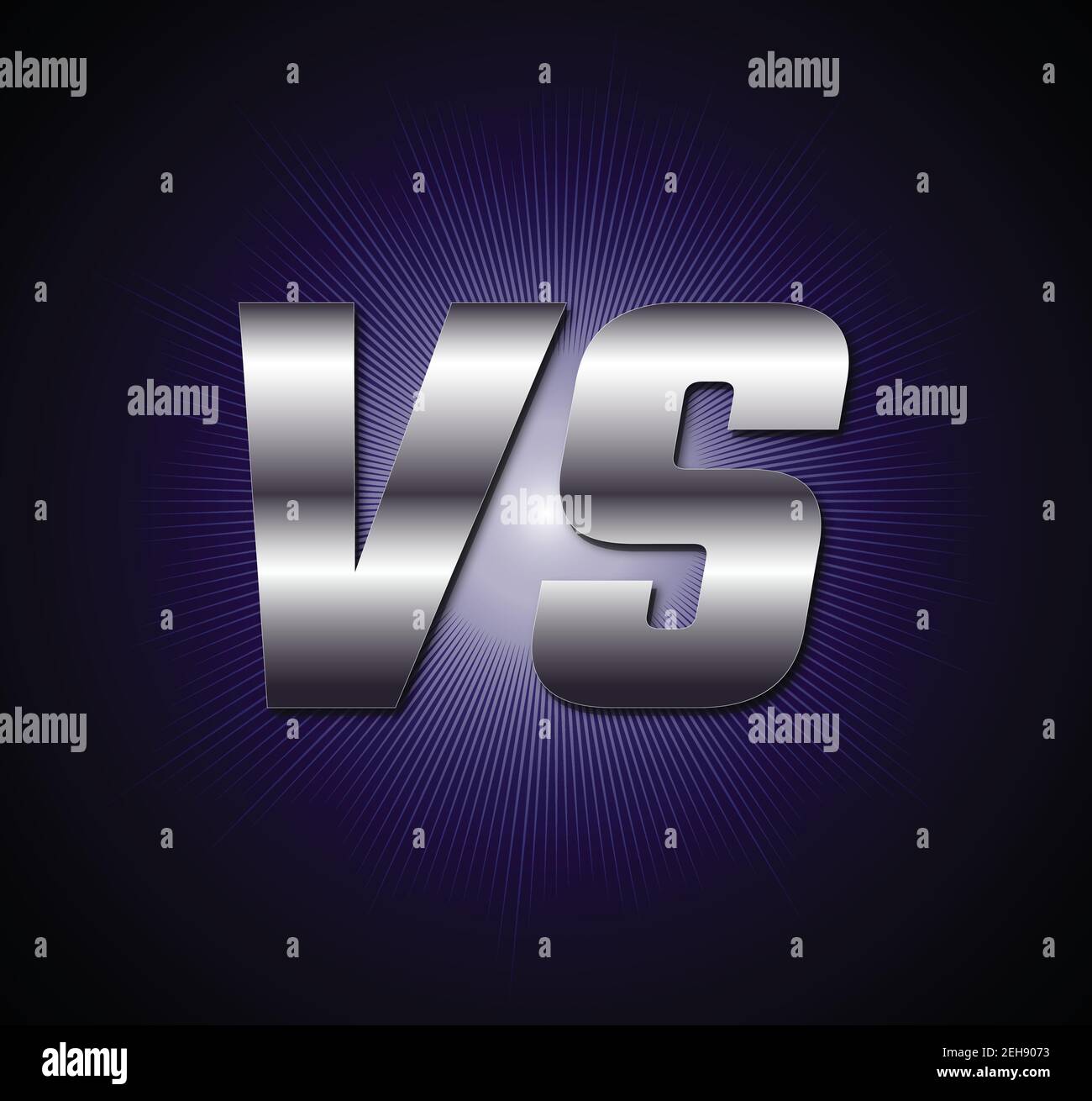 VS Vector Letters Illustration Competition Icon Stock Vector Image ...