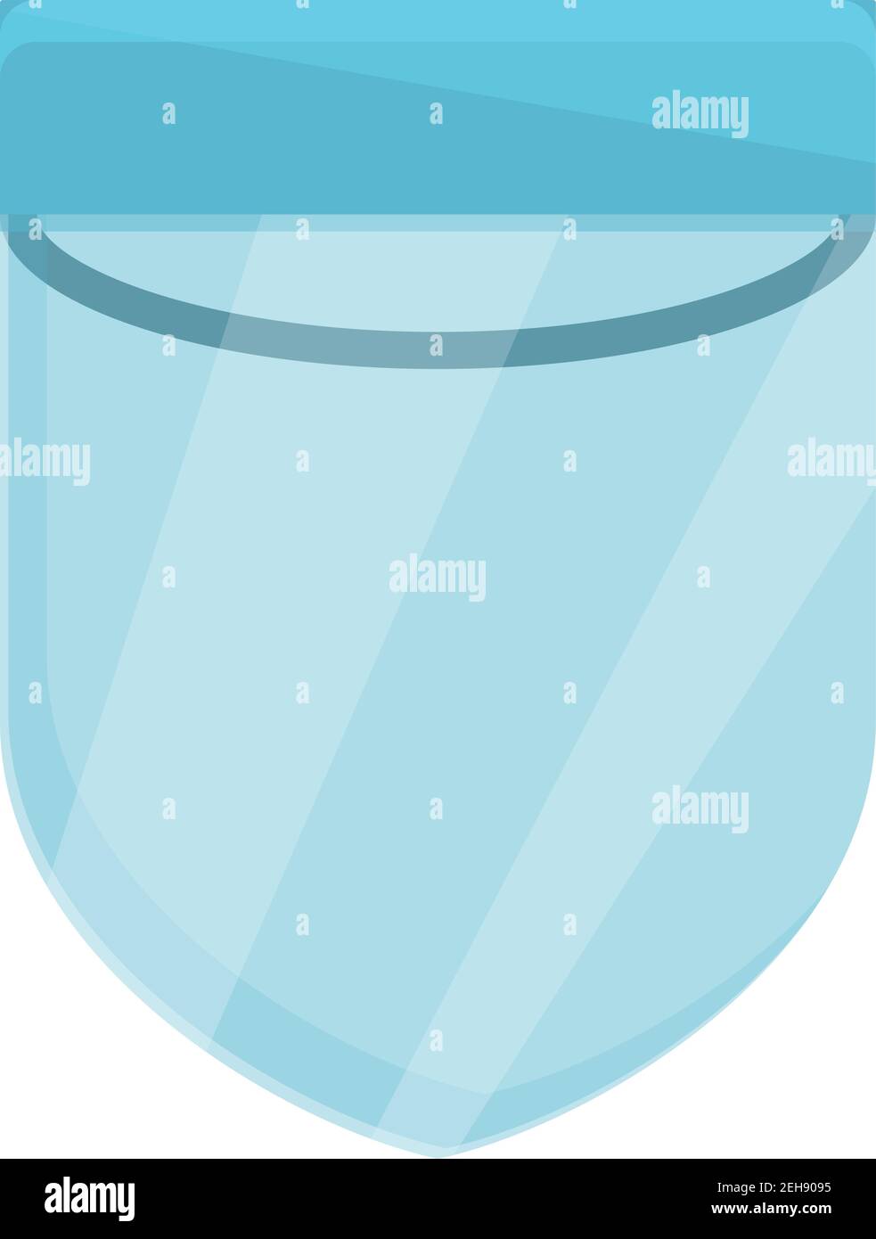 Nurse face shield icon. Cartoon of nurse face shield vector icon for ...