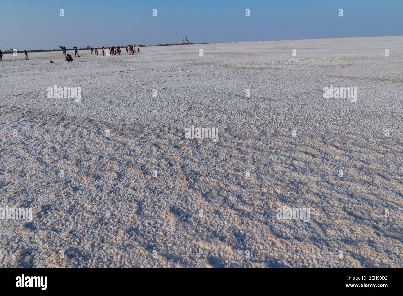 People in the White Rann Stock Photo - Alamy