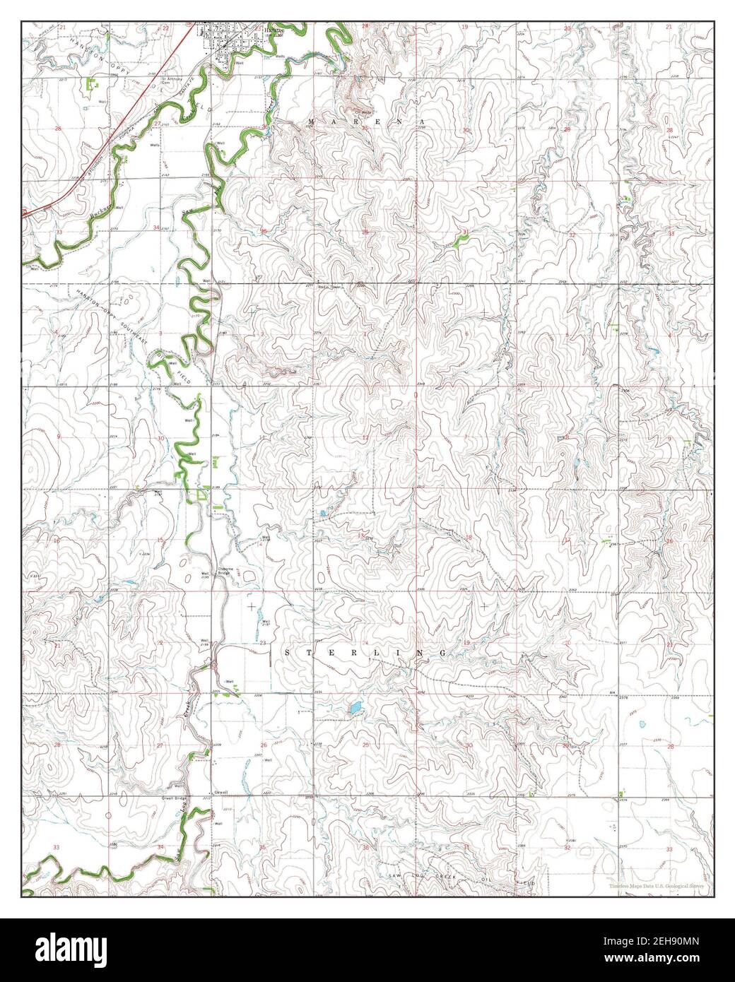 Map of hanston Cut Out Stock Images & Pictures - Alamy