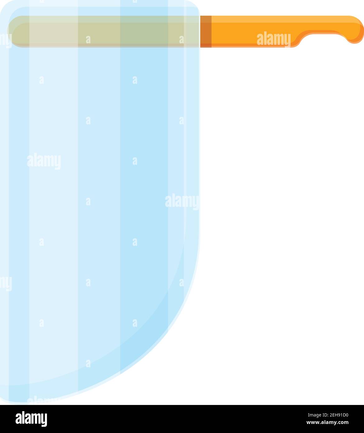 Wear face shield icon. Cartoon of wear face shield vector icon for web ...