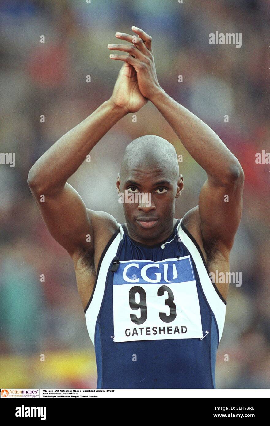 Athletics mark richardson hi-res stock photography and images - Alamy