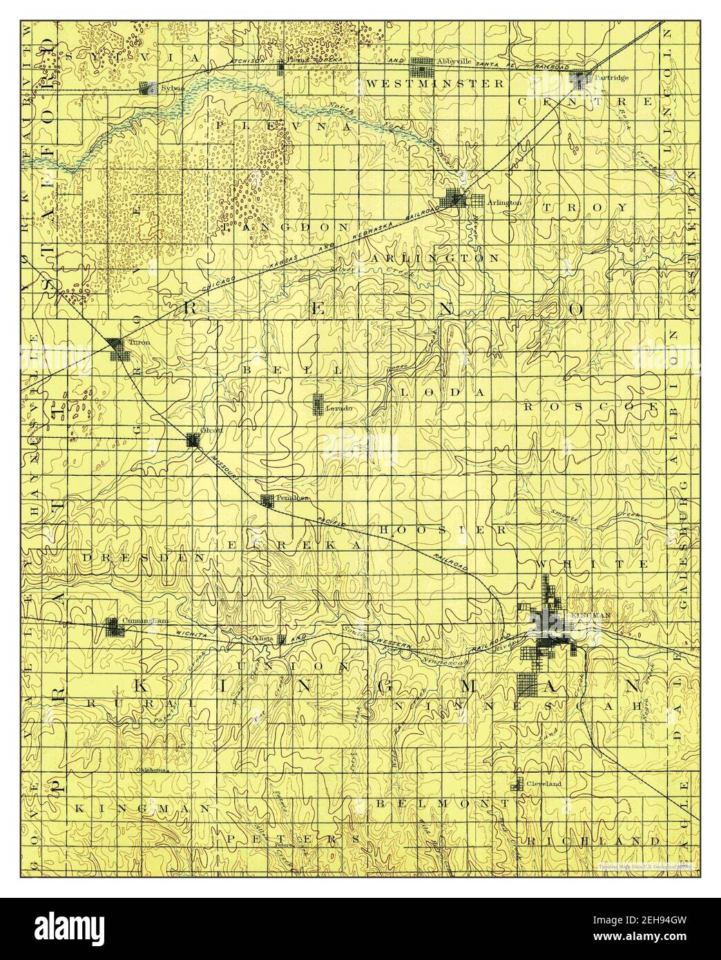 Map of kingman hi-res stock photography and images - Alamy