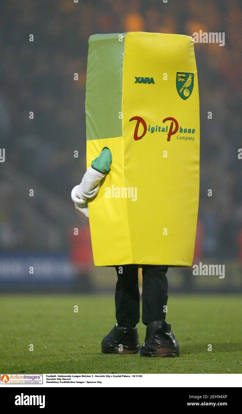 Norwich city mascot hi-res stock photography and images - Alamy