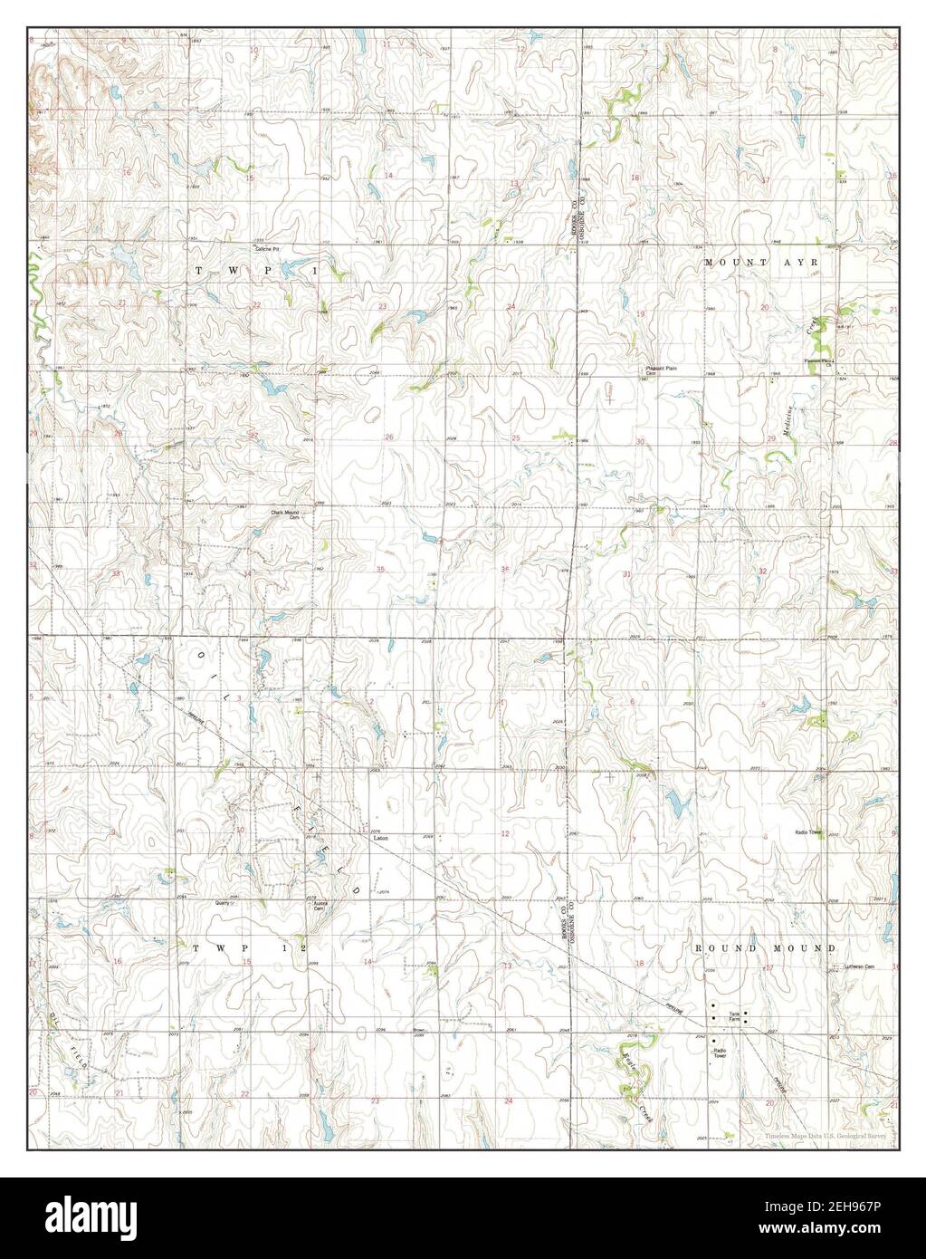Laton, Kansas, map 1978, 1:24000, United States of America by Timeless ...
