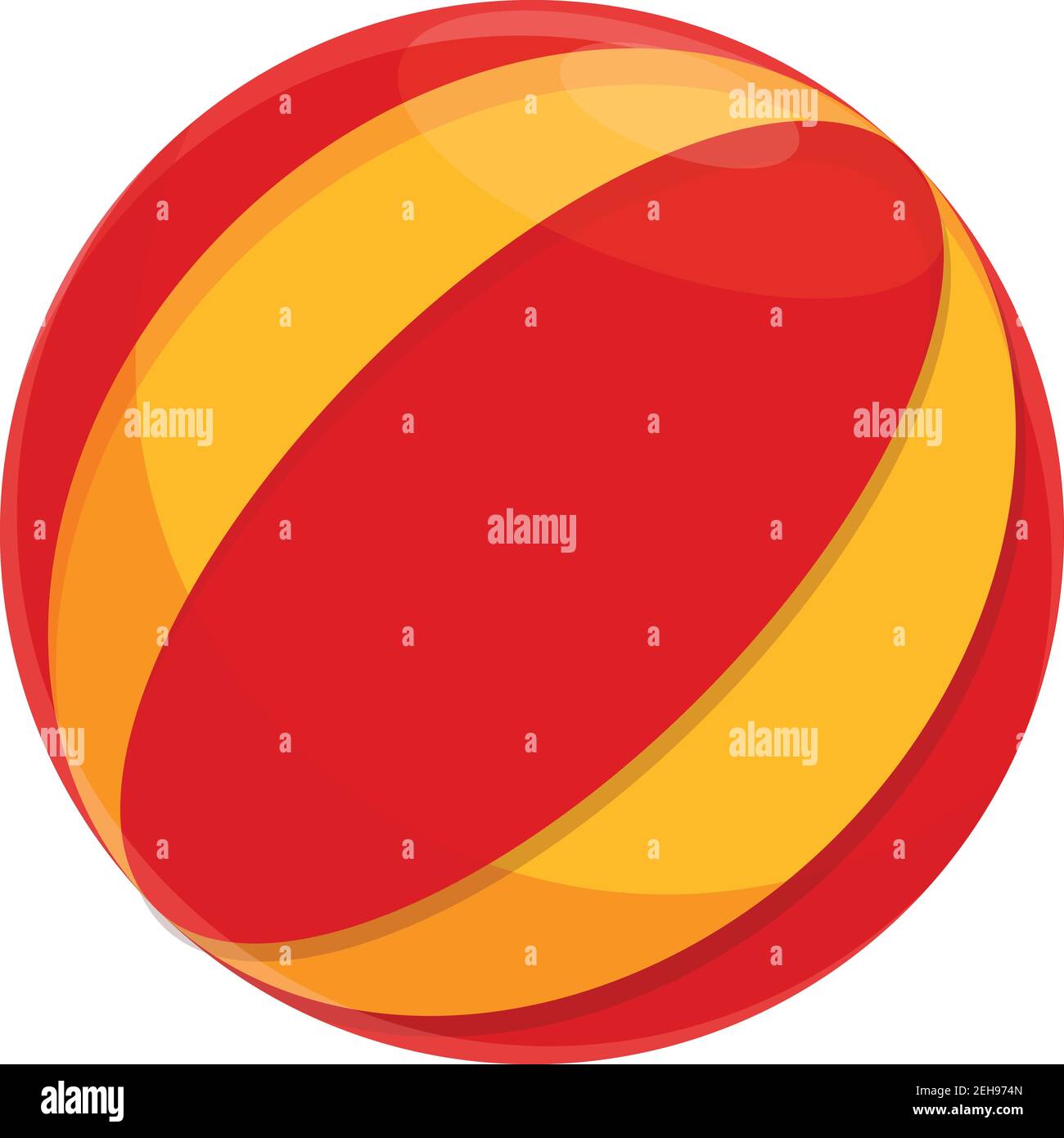 Pool ball icon. Cartoon of pool ball vector icon for web design ...
