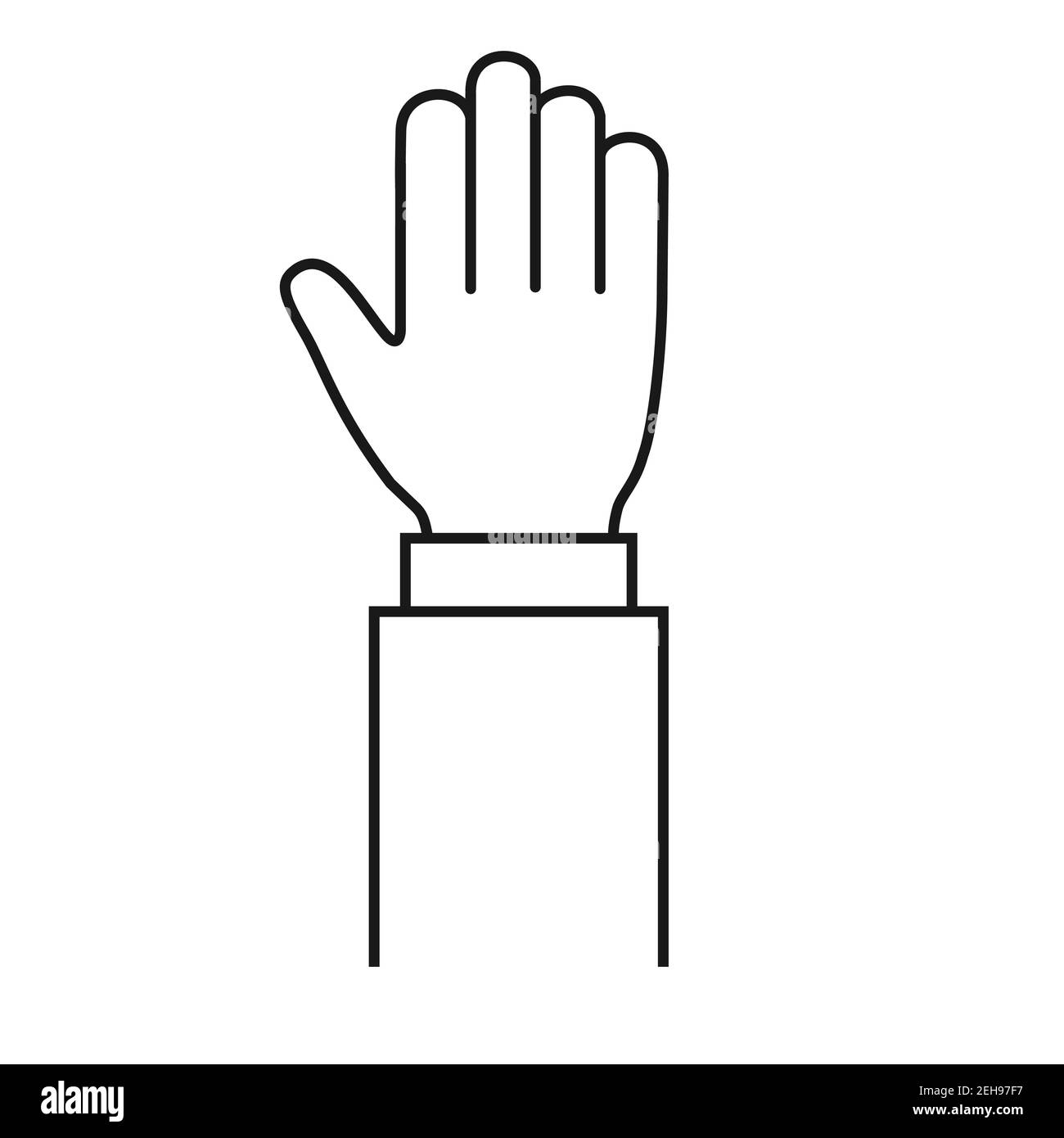 Line up silhouette Cut Out Stock Images & Pictures - Alamy